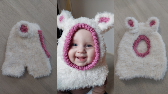 Derry Balaclava With Ears (3-9 Month) Free Pattern